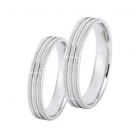 Βέρες Dekagold Σειρά DG, Λευκόχρυσος, Κ9-Κ14-Κ18