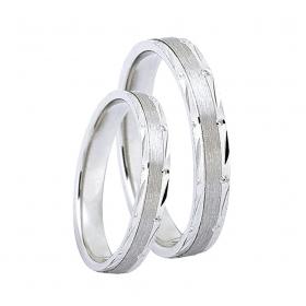 Βέρες Dekagold Σειρά DG, Λευκόχρυσος, Κ9-Κ14-Κ18