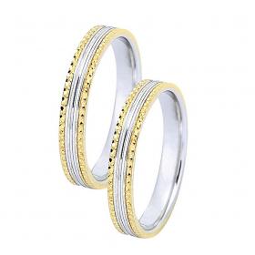 Βέρες Dekagold Σειρά DG, Λευκόχρυσος & Χρυσός, Κ9-Κ14-Κ18