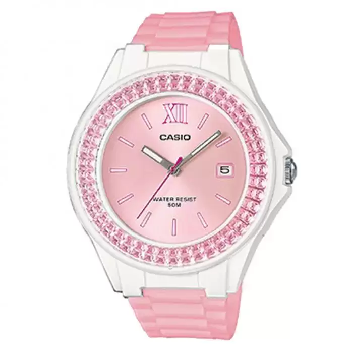 CASIO Pink Rubber Strap | LX-500H-4E5VEF