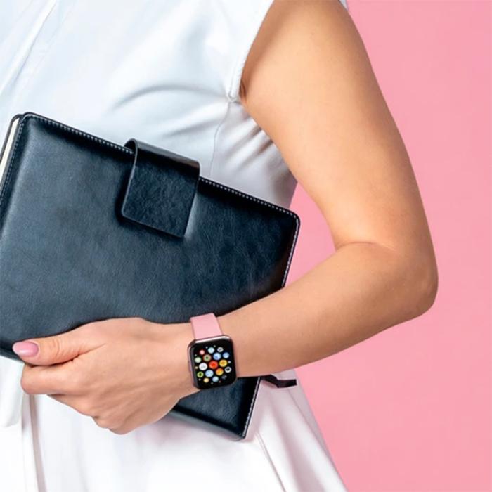 Smartwatch Ρολόι MAREA με Ρόζ Λουράκι | B63003-5